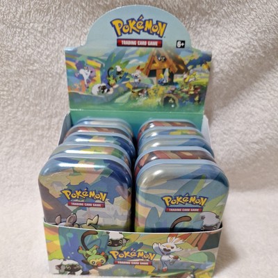 Pokemon Mini Tin GALAR PALS C22 EVOLVING SKIES Brilliant Stars Set of ...