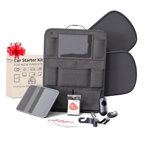Baby Car Essentials Starter Kit for New Parents w/ 1 Backseat Organizer 2 850026910452| eBay