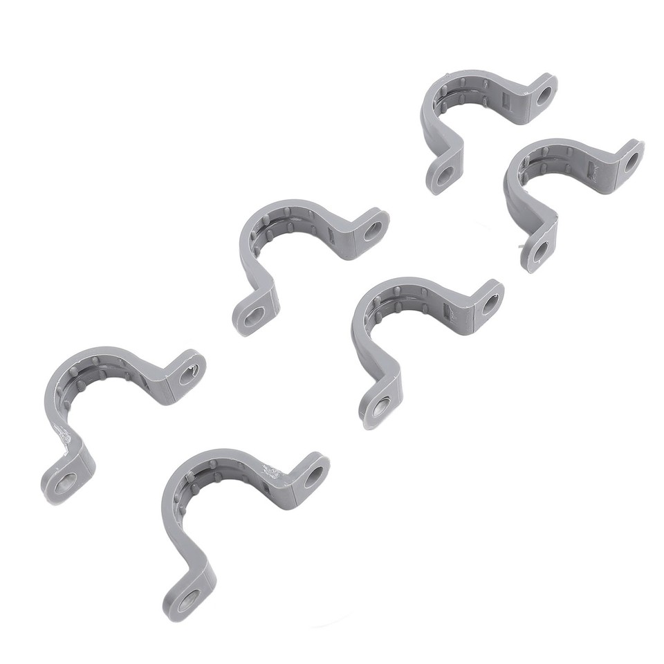 30x Electrical Conduit Strap Clamp 1/2in 2 Holes PVC Pipe Mounting ...