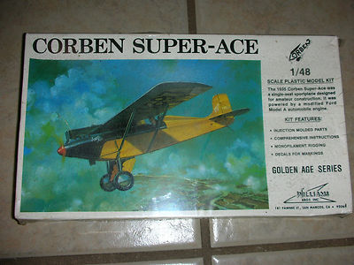 William Bros. Corben Super-Ace Model Airplane Kit - 1/48 - New in Box ...