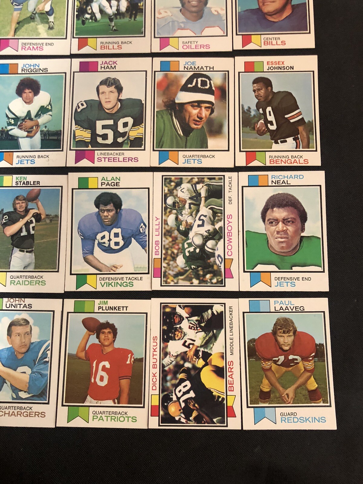 1973 Topps Football Complete Set 528 Cards Mint Beautiful High Grade | eBay