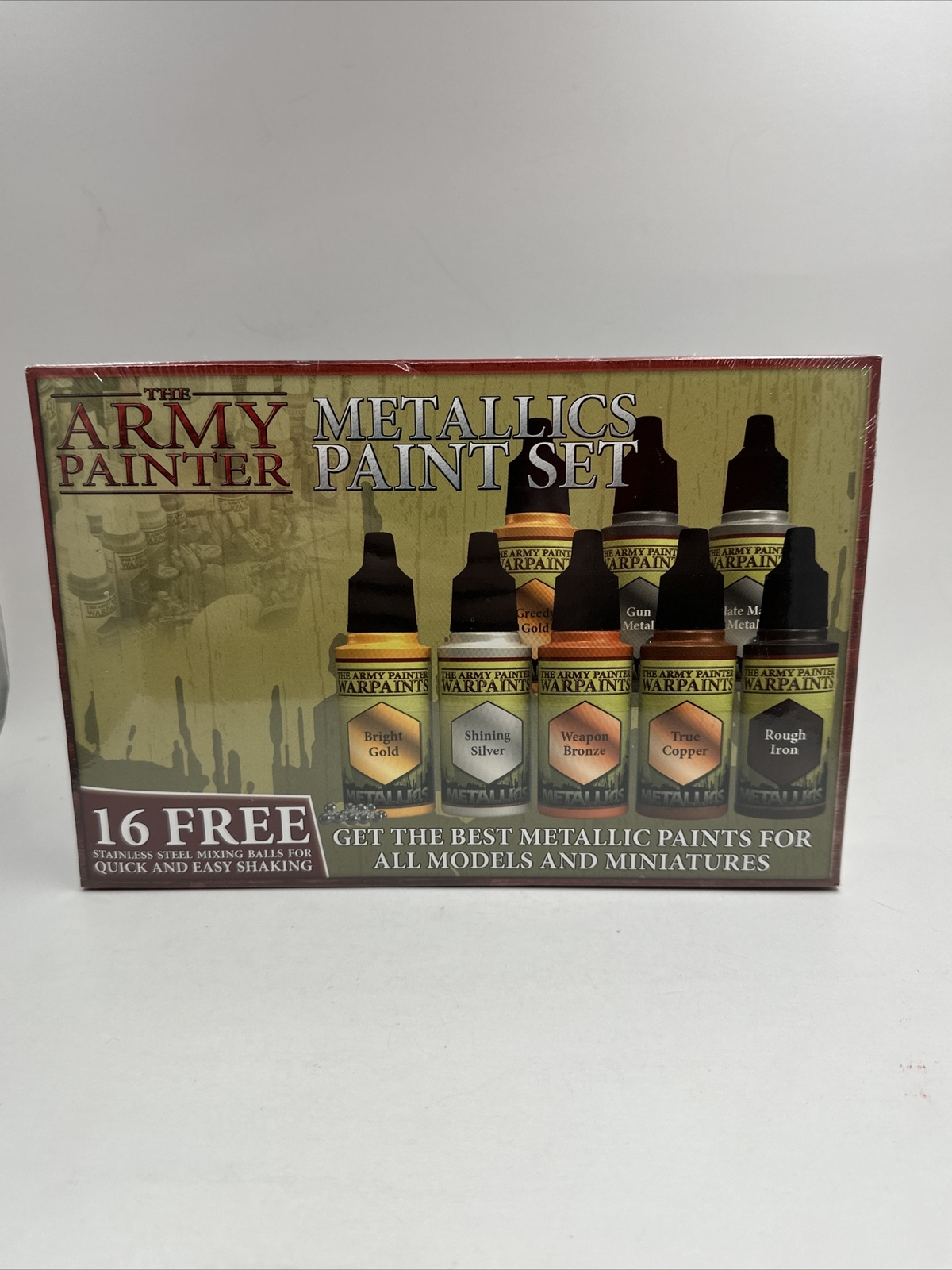 Army Painter Warpaints Metallics Paint Set 8 Count New Factory Sealed ...