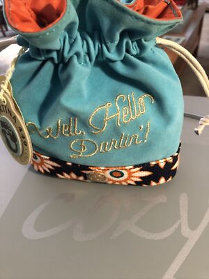 NWT Spartina 449 Keepsake Drawstring Bag Tybee “WELL HELLO DARLIN” | eBay