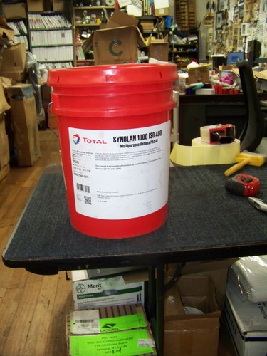 Total Synolan 1000 ISO 460 Multi Purpose Ashless PAO Oil 5 Gallon ...