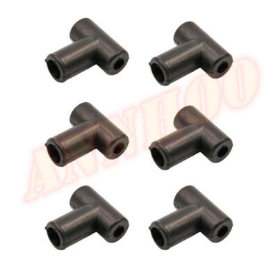 T23425 (6) Fuel Injection Return Line T-Boots Fits John Deere 2510 4240 ...