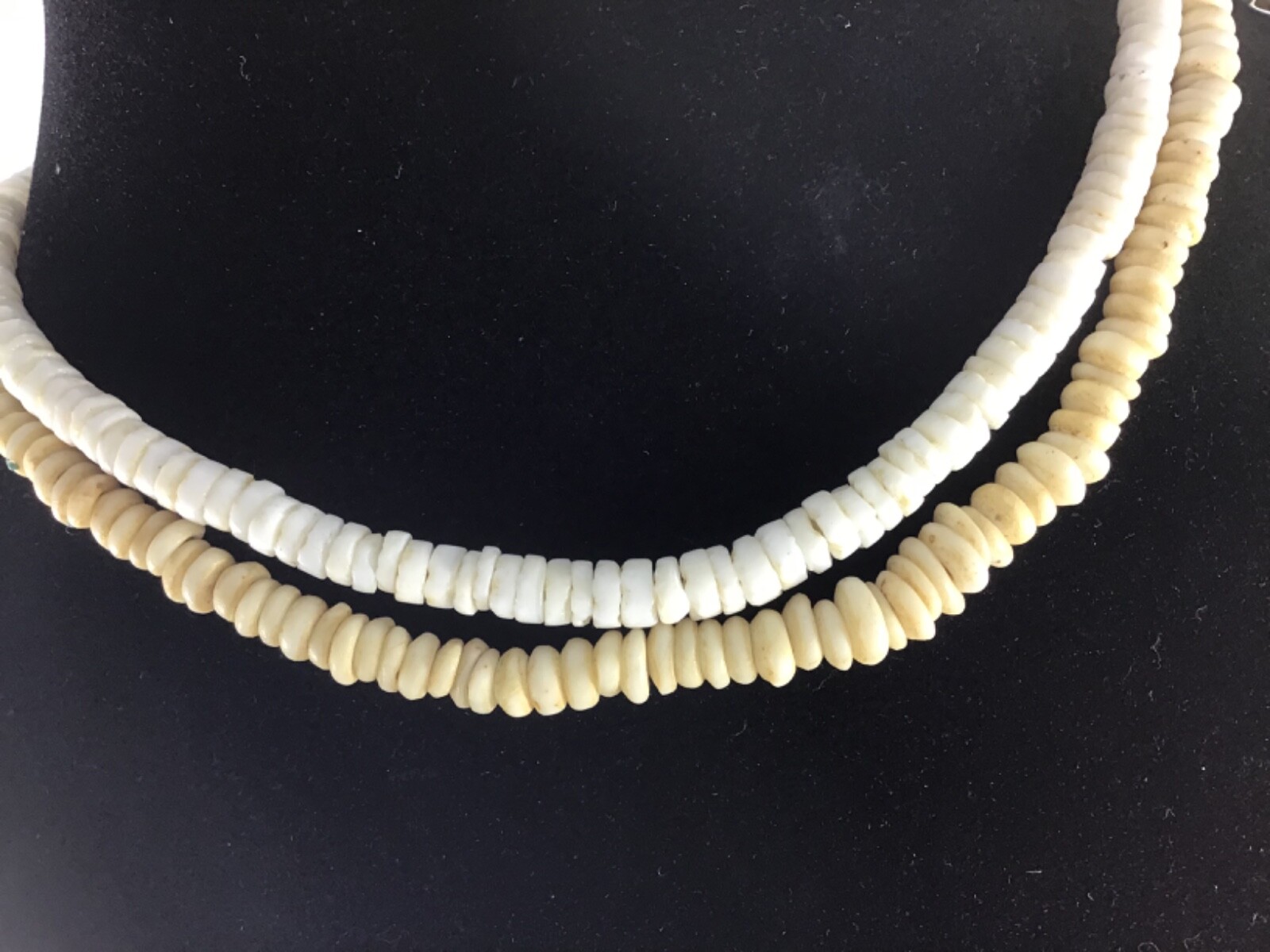 Vintage 3 Puka And Shell Necklaces - Gem