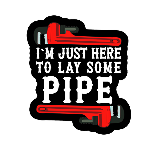 Funny Plumber Pipe Drain Sticker Vinyl Decal for Car, Truck, Toolbox ...