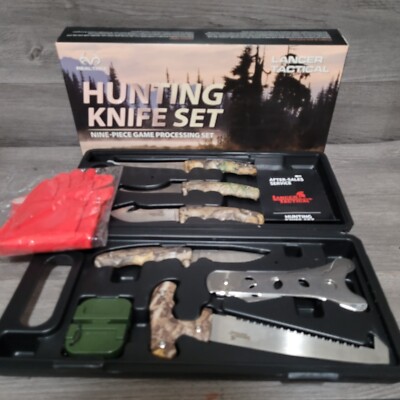 LANCER TACTICAL HUNTING KNIFE SET 8pcs Real Tree | eBay