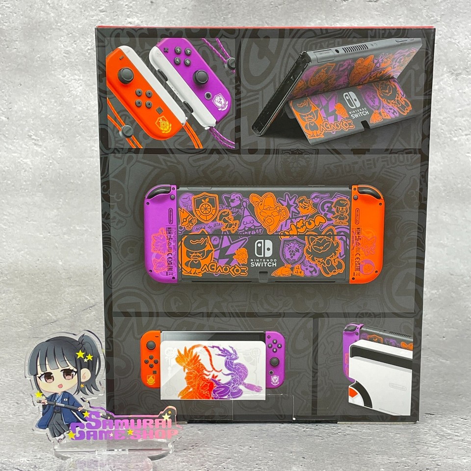 Nintendo Switch OLED Model Pokémon Scarlet and Violet Console with ...
