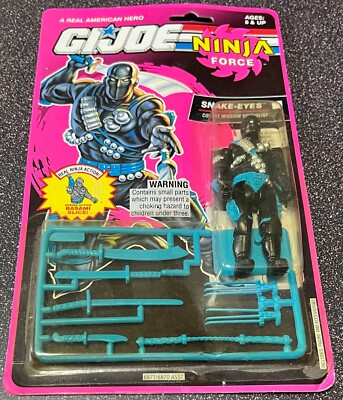 G.I. Joe Ninja Force SNAKE-EYES (Hasbro, 1992) Action Figure | eBay