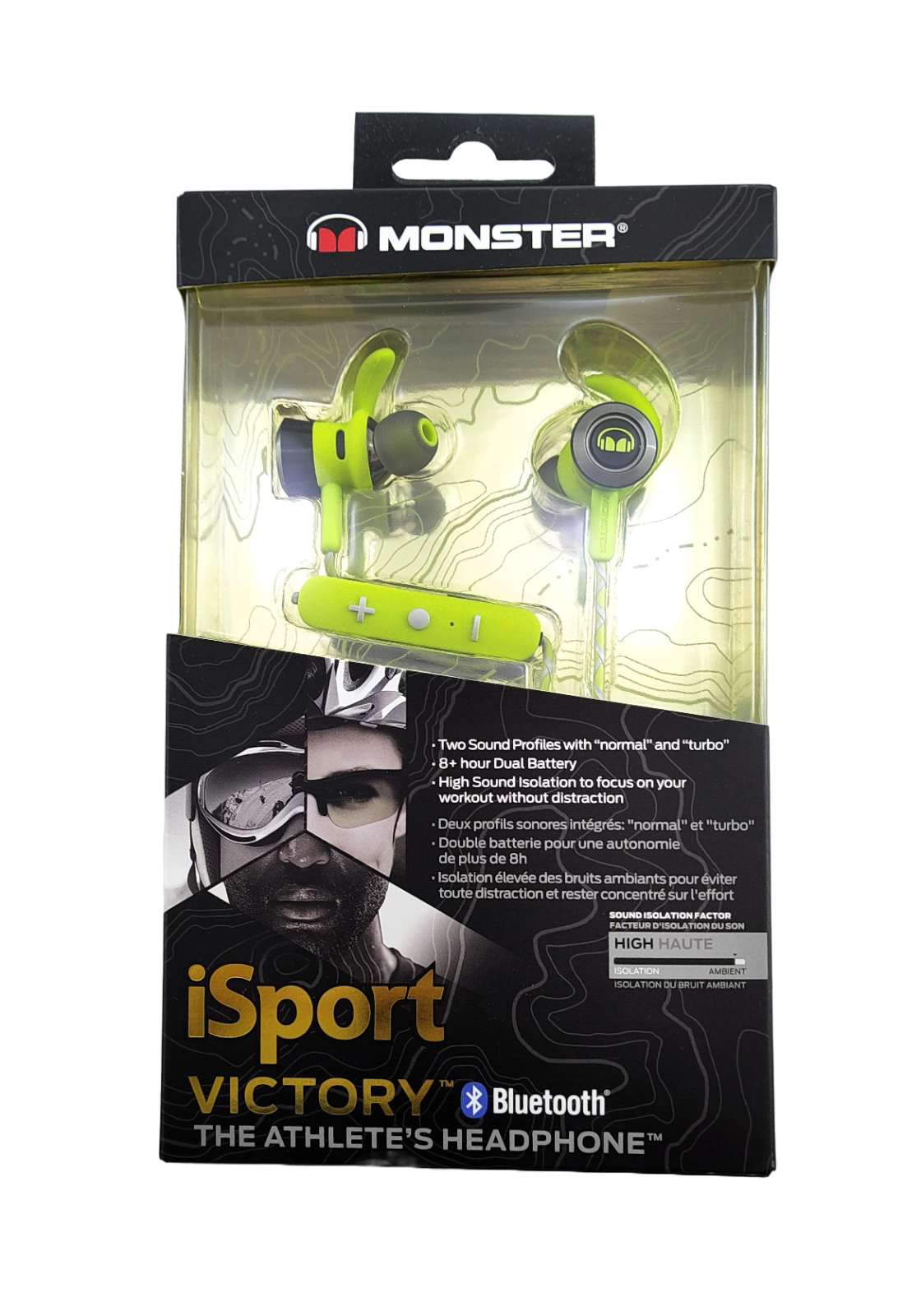 Monster iSport Victory Bluetooth Headphones Green | eBay