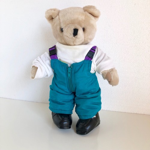 Vintage ‘80s ‘90s Teddy Bear Snow Skier Snowboarding Ski Lift Stuffed ...
