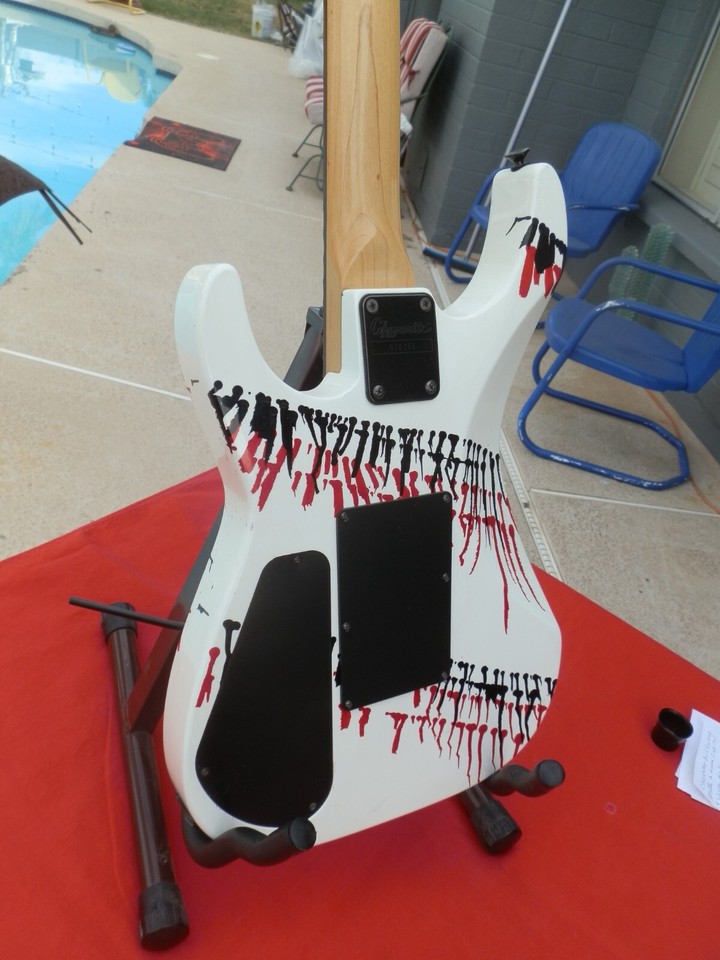 1989! CHARVETTE BY CHARVEL,SPLATTER 270 ELECTRIC GUITAR 170,KOOL PIECE ...