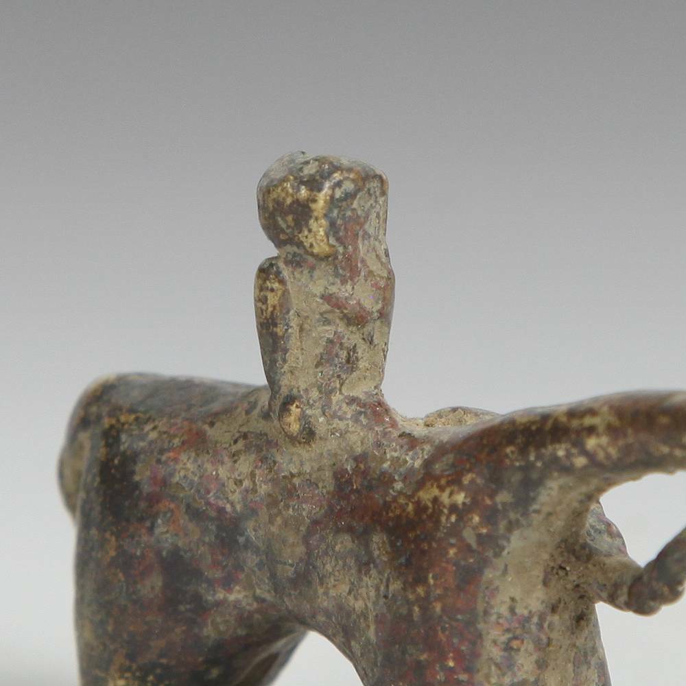 EQUESTRIAN FIGURE MINIATURE BRONZE KOTOKO PEOPLE CHAD CENTRAL AFRICA ...