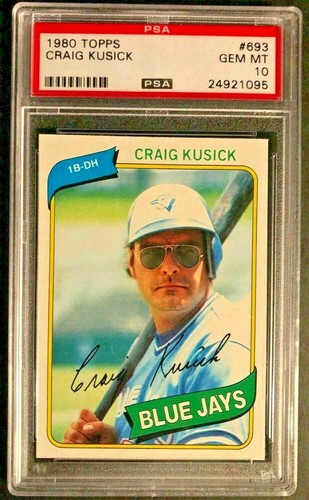 1980 Topps PSA 10 Gem Mint Craig Kusick RARE Set Break #693 | eBay