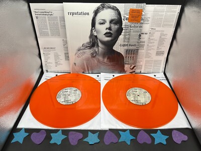 Taylor Swift Reputation Orange FYE Exclusive Vinyl w/ Hype Sticker ...