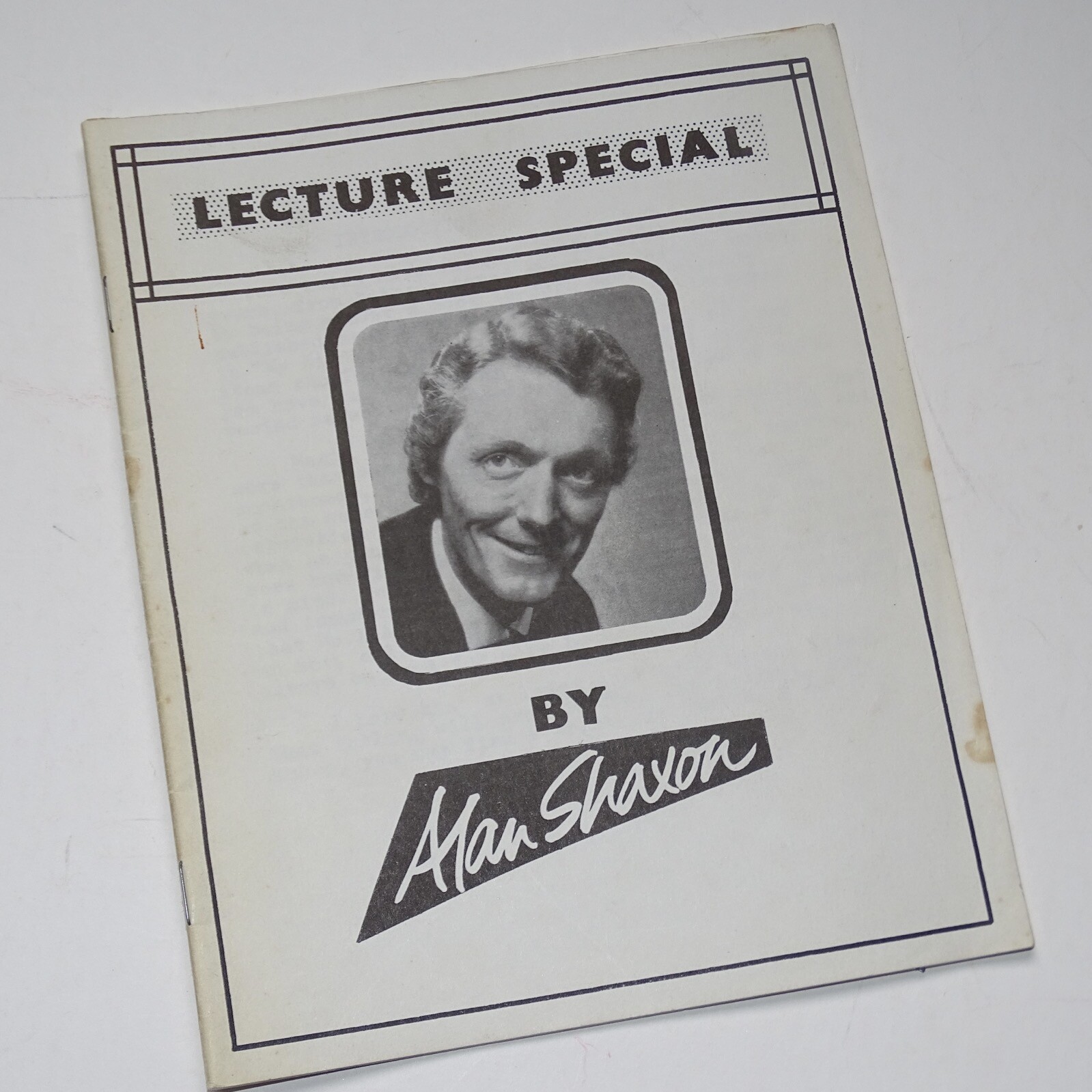 Lecture Special Alan Shaxon | eBay UK