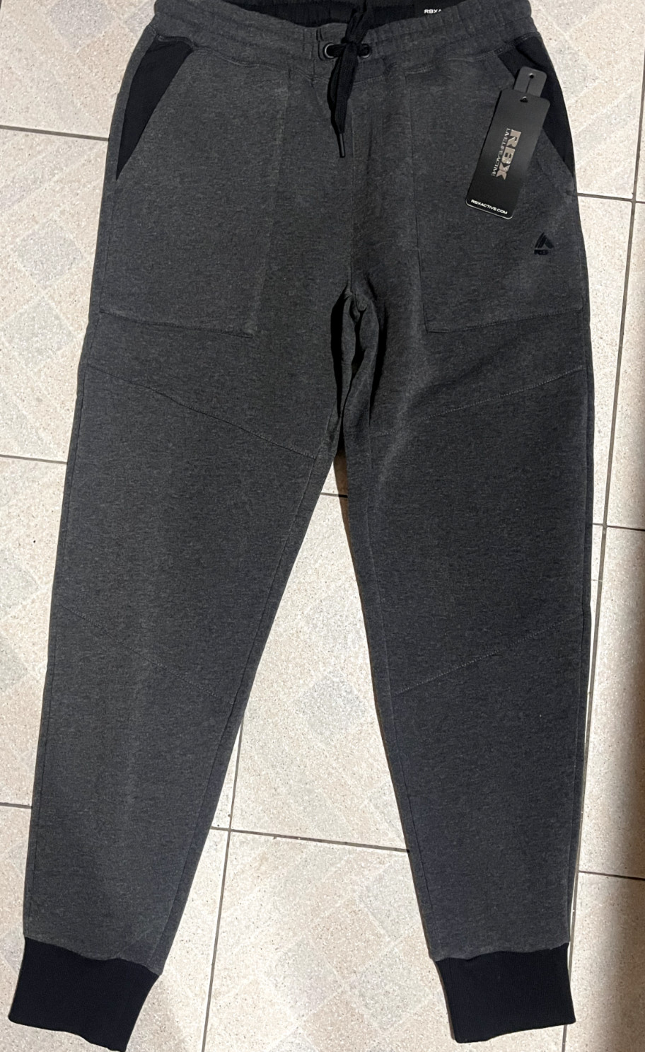 BRAND NEW: RBX Active Jogger Pants Tapered Size MEDIUM - Gray Color