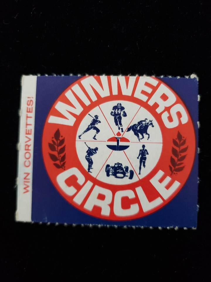1968 American Oil Winners Circle card Gale Sayers Left Side Chicago ...