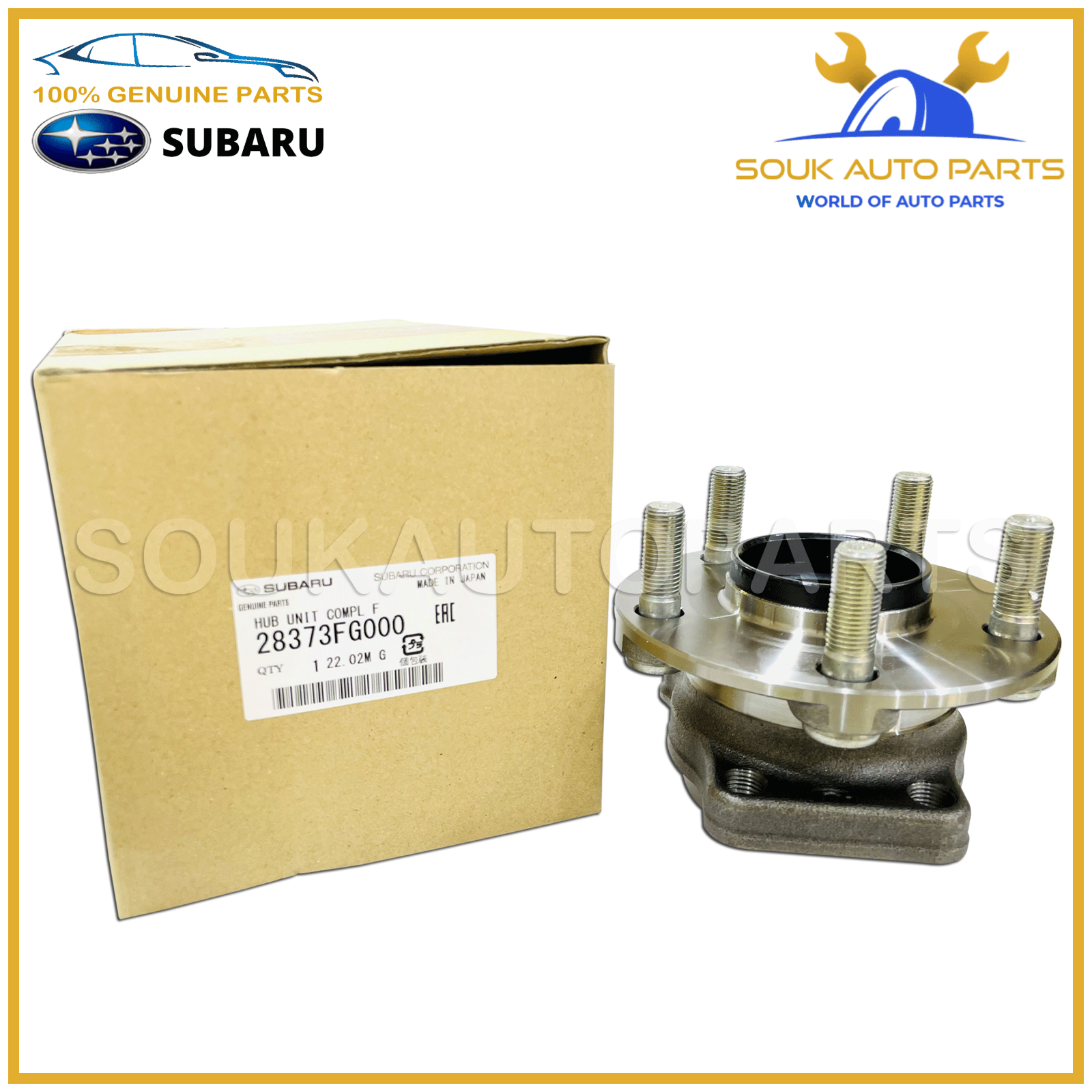 28373-FG000 Genuine Subaru FRONT WHEEL HUB ASSY 28373FG000 OEM | eBay