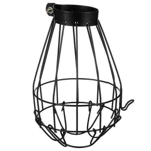 Lamp Guard Cage Reptile Heating Shade Black Bulb and Cover Temp Light ...