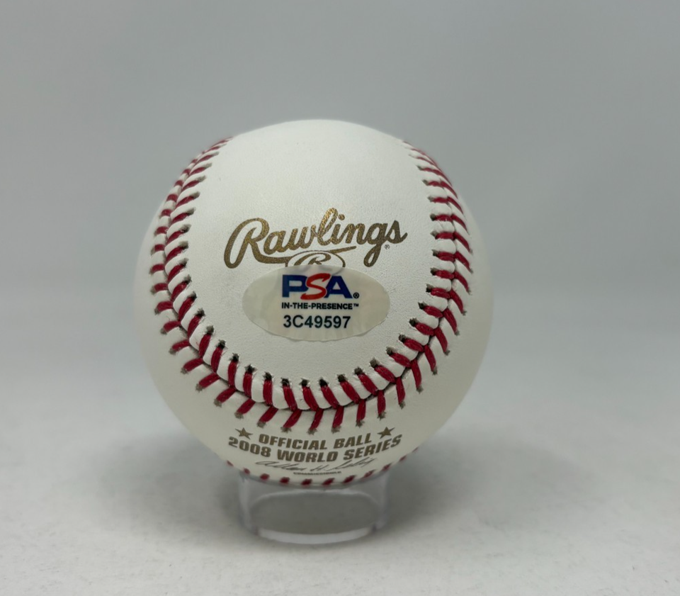 So Taguchi Signed Official 2008 World Series Baseball Kanji Isnc PSA ...