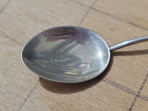 Vintage Silver Spoon Toshikane Japan Jurojin Porcelain Scholar Sterling ...