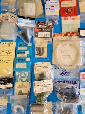 RC Airplane Misc. Parts Lot (36) Pieces Hayes Sullivan Graupner ...