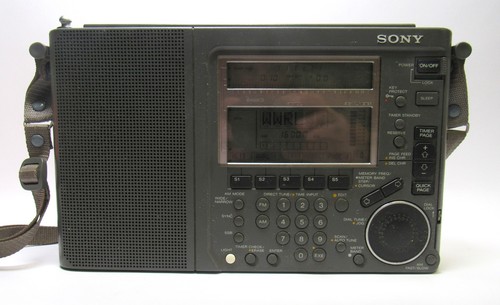 SONY ICF-SW77 WORLD BAND RECEIVER with Strap TESTED WORKING W/MANUAL | eBay