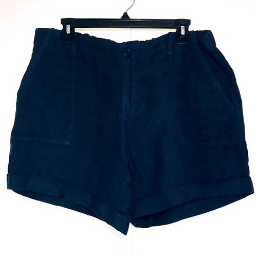 Womens Shorts Rolled Cuff Midnight Blue Size Small MATTY M $79 - NWT | eBay