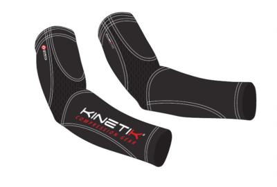 Kinetik Compression Gear Arm Support Black Size Small For Warming Up ...