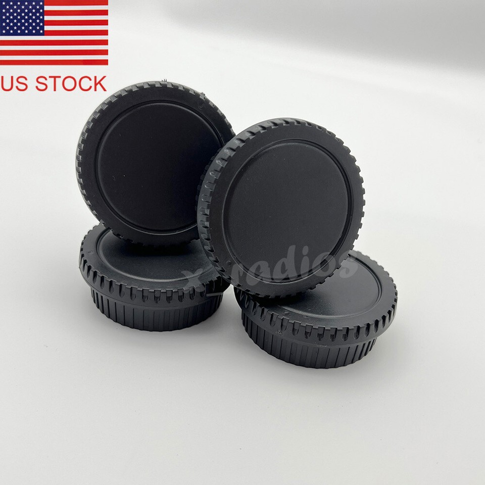 4 x Pairs Rear Lens Cover + Camera Body Front Cap for Canon EOS EF DSLR ...