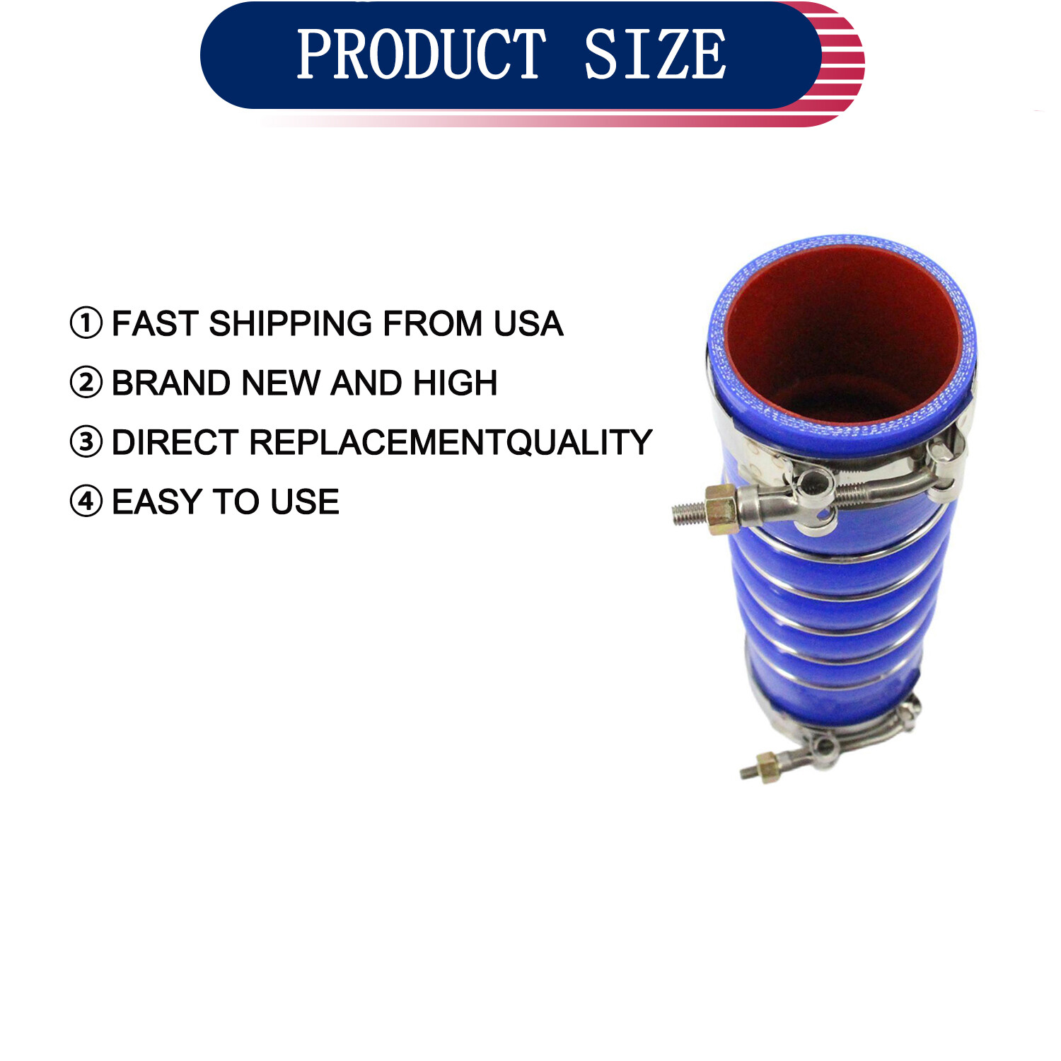 Silicone Coolant Hose W/ Clamps Fit for PACCAR Peterbilt & Kenworth F50 ...