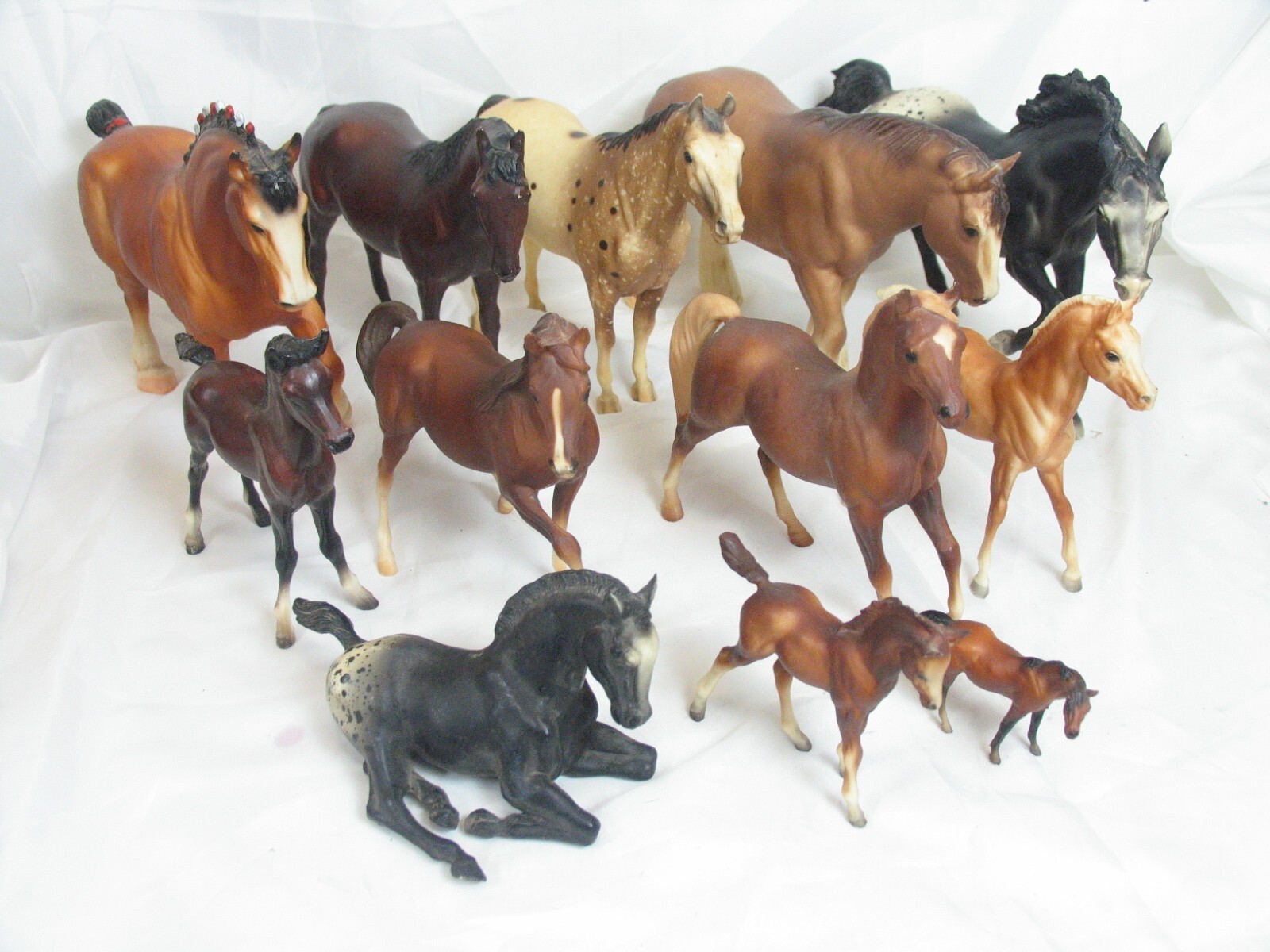 Breyer USA Vintage Horses lot - 15 total model Horses/Figures All ...