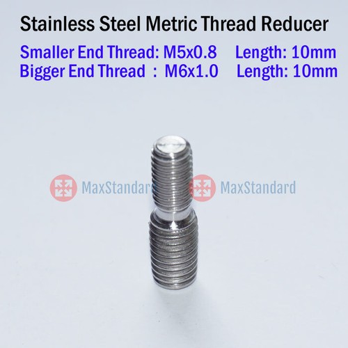 M3 M4 M5 M6 M8 M10 M12 Double End Male Thread Bolt Screw Reducer ...