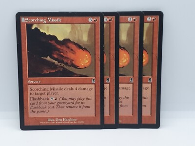 4x Scorching Missile ODYSSEY 2001 MtG Magic The Gathering | eBay Australia