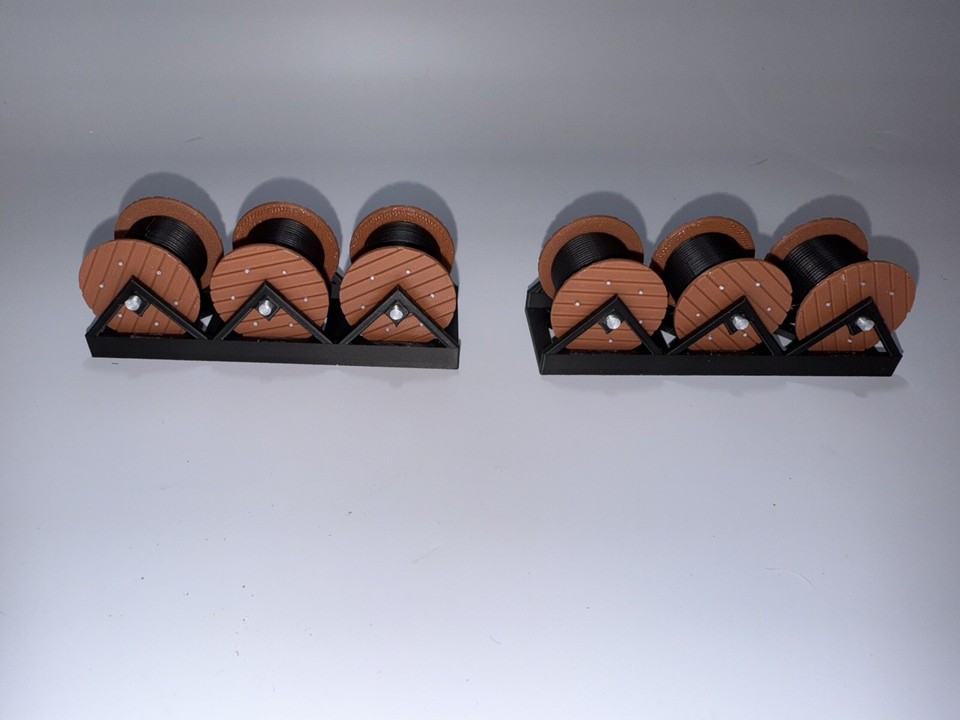 1:87 HO Scale Black Wire Spool Load/Decor 2pk | eBay