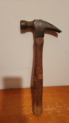 VINTAGE PLUMB HAMMER 16 oz STRAIGHT CLAW HAMMER with wood handle | eBay