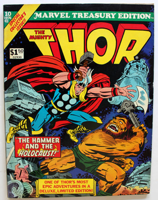 MARVEL TREASURY EDITION 1976 LARGE COMIC BOOK THE MIGHTY THOR STAN LEE ...