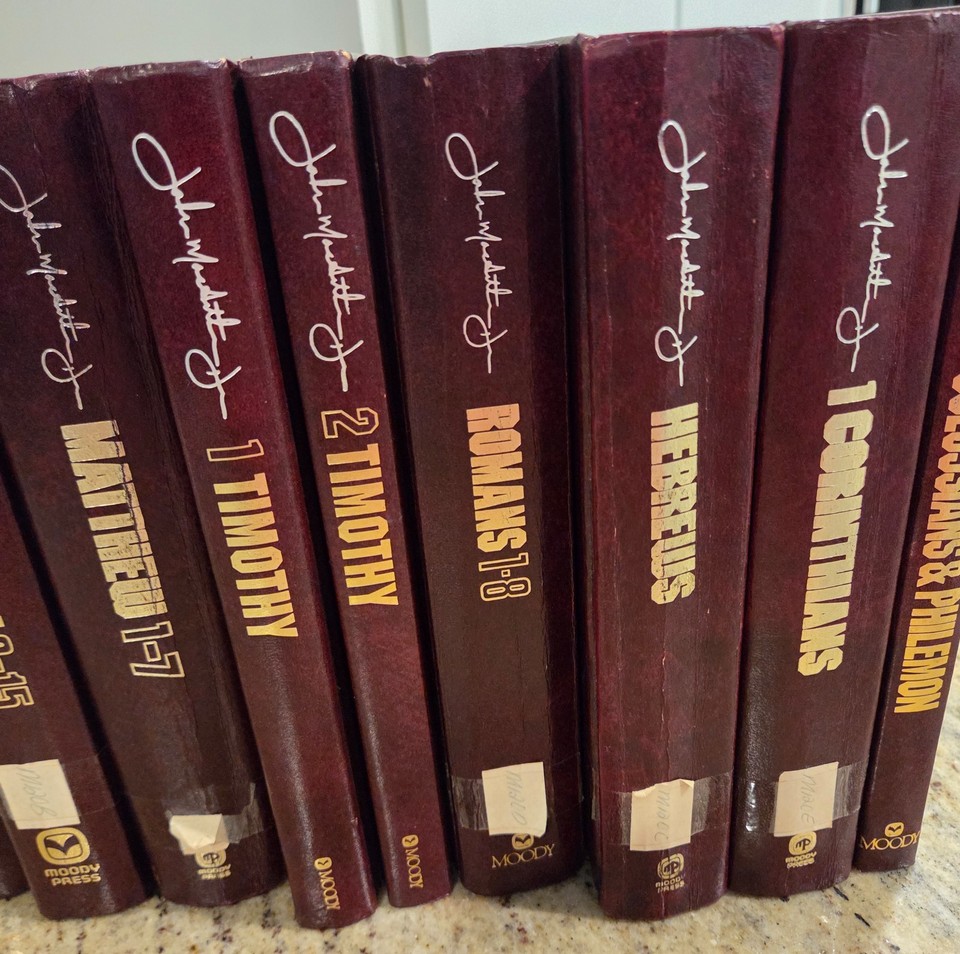 Lot of 9 The MacArthur New Testament Commentary John MacArthur, Jr. | eBay