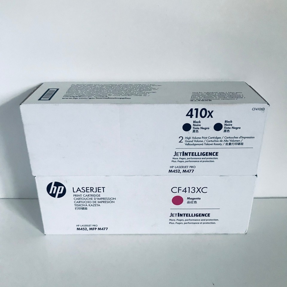 GENUINE HP 410X SET CF410XC CF411XC CF412XC CF413XC High Yield LaserJet ...