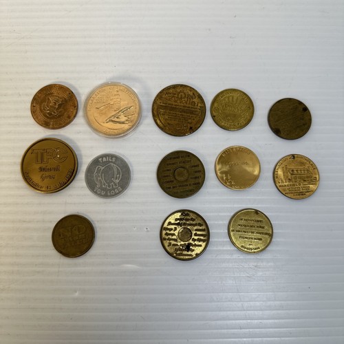 Vintage Lot of Tokens and Coins Medals | eBay