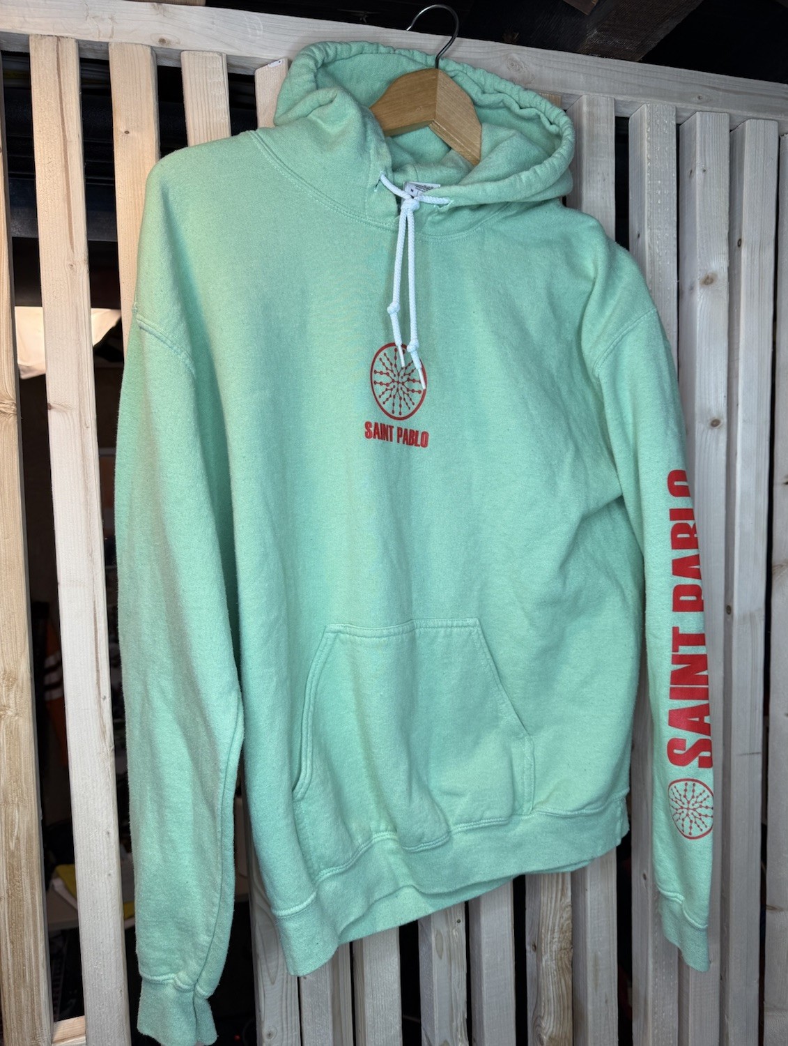 Kanye West 2016 Saint Pablo Tour Hoodie Men’s Medium - Gem
