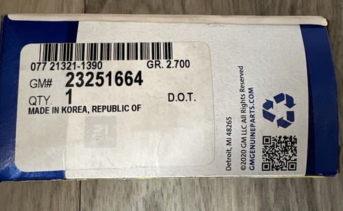 GM OEM License Plate Light-Lamp Left 23251664 Without Bulb | eBay