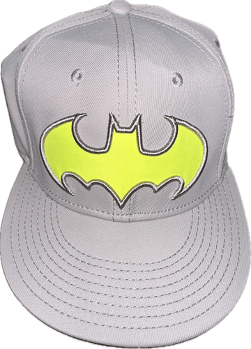 Batman Hat/Cap DC Comics With Embroidered Name & Logo Gray & Lime ...