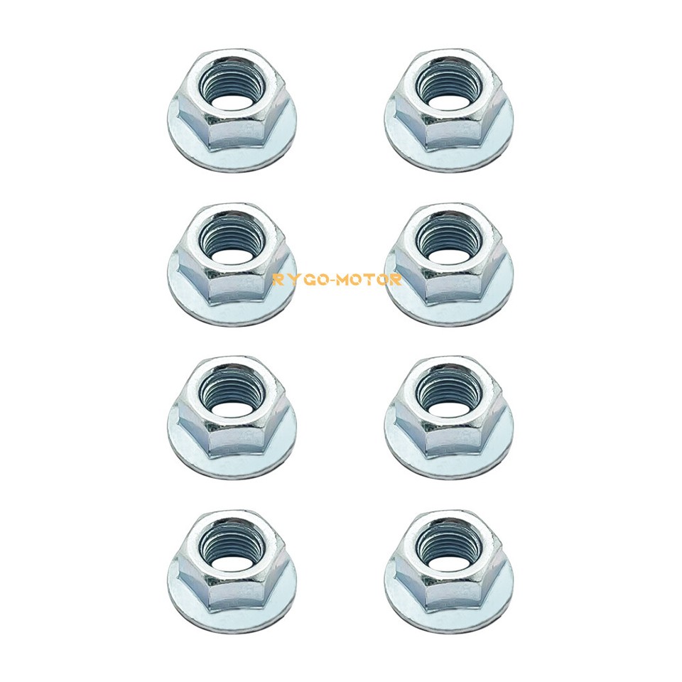 8 Pack Front Wheel Studs & Nut for Polaris Sportsman 300 400 450 500 ...