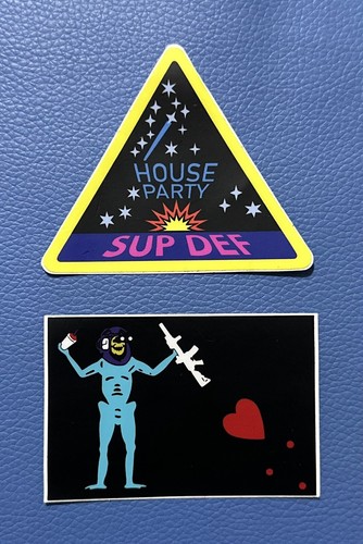 House Party x Sup Def, Superior Defense Stickers - 2 Pack, New | eBay