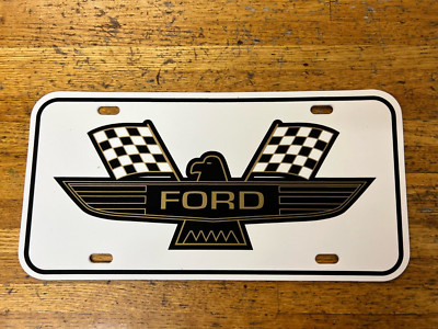 FORD GALAXIE THUNDERBIRD THUNDERBOLT EAGLE EMBLEM BIRD LICENSE PLATE ...