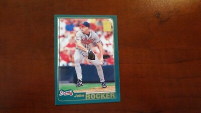 2001 TOPPS # 619 JOHN ROCKER BASEBALL CARD | eBay