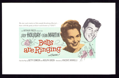 BELLS ARE RINGING Original Movie Trade Ad Dean Martin Judy Holliday ...
